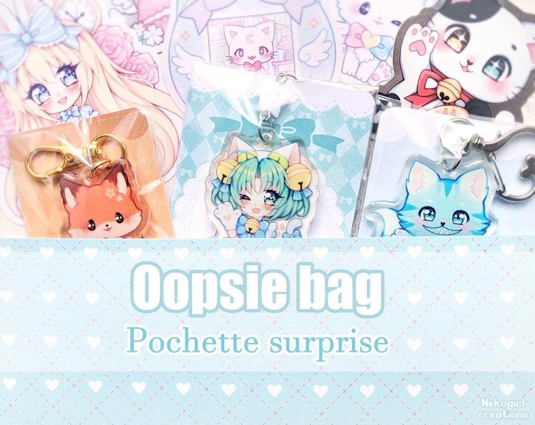 Oopsie Bag, Mystery Bag, Surprise Bag, Vinyl Sticker, Acrylic Keychain, Lucky Bag, Blind Bag ...