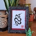 Fenny Snake. Original Linocut Print 4 1/4" X 6" (A6) - Etsy