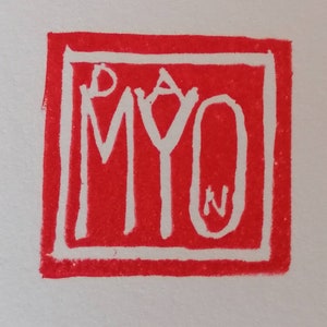 Snoozing Black Cat. Gorgeous Hand Printed Linocut of a Cat Dozing on a ...