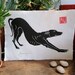 Set of 5 Handmade Longdog Linocut Prints. Send a Message With - Etsy