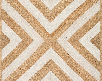 White Diamond Rug - Etsy