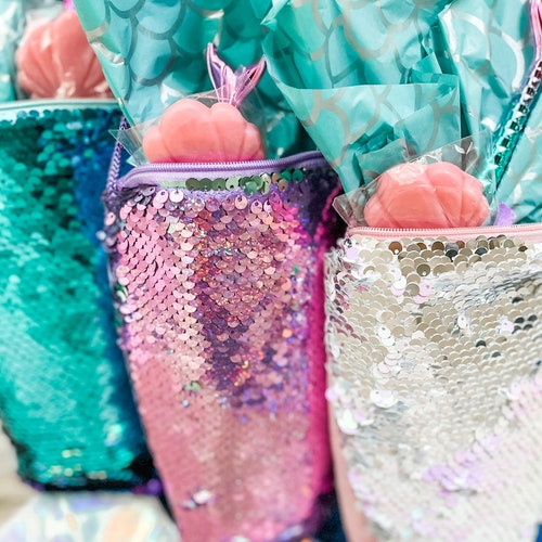 Editable Mermaid Treat Bag Toppers Mermaid Birthday Party | Etsy