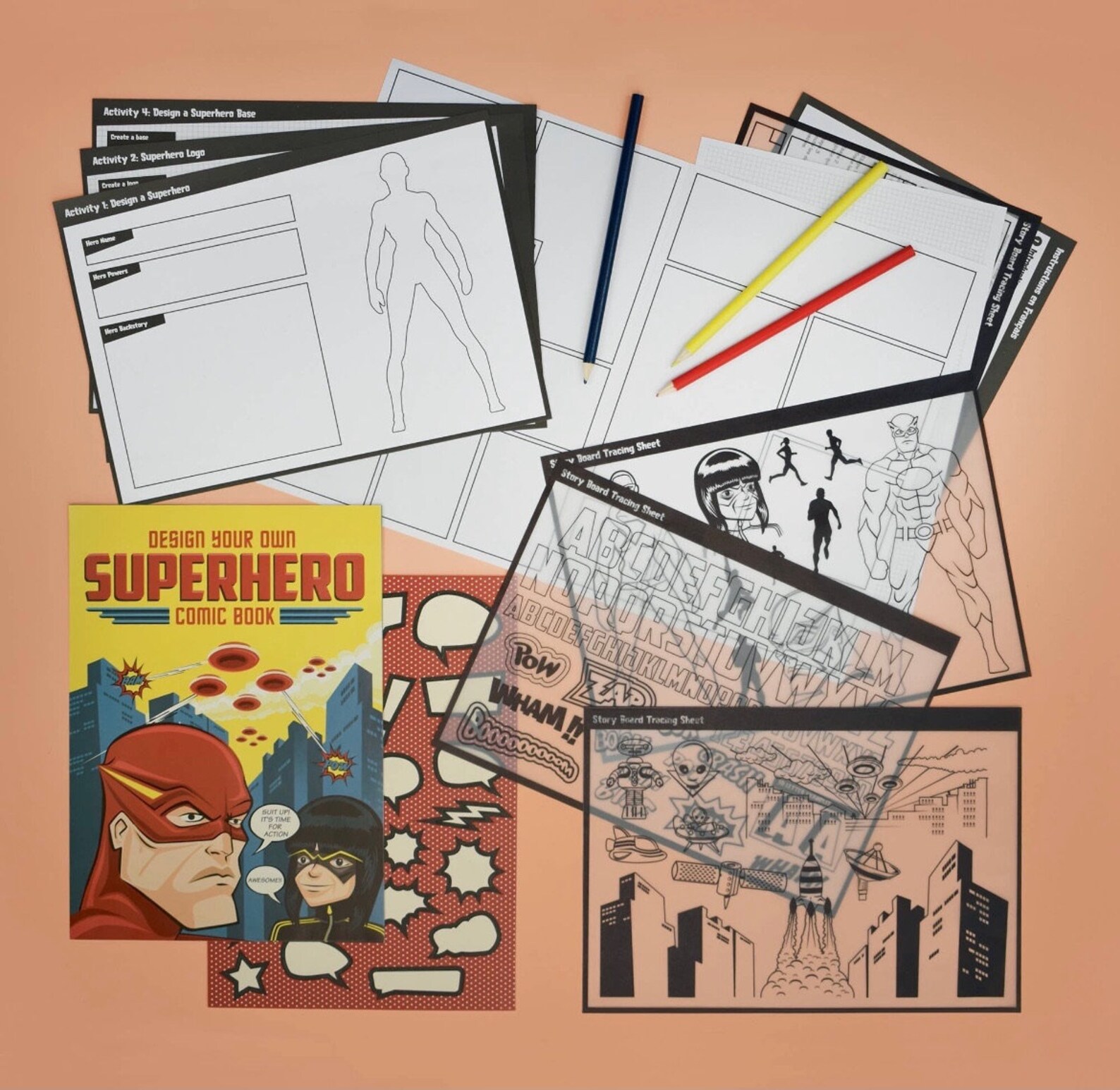 Create Your Own Superhero - Etsy