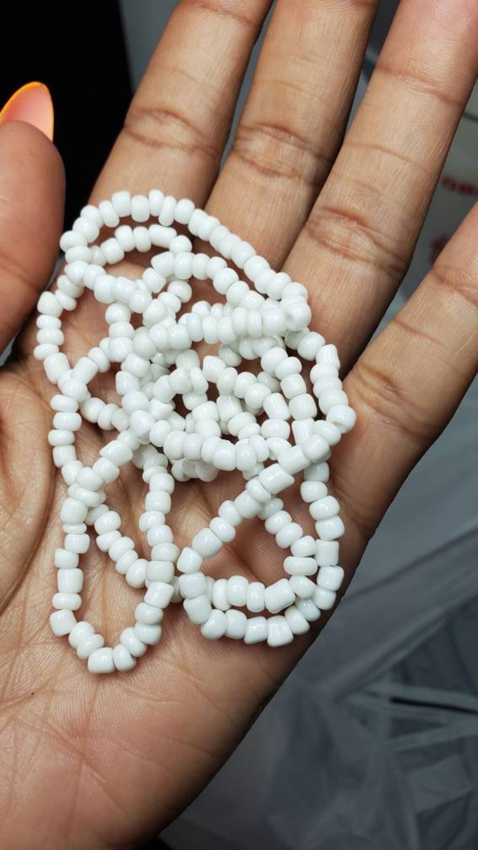 Ifa Santeria Orisha Obatala White Pillar Candle and Eleke Bead | Etsy