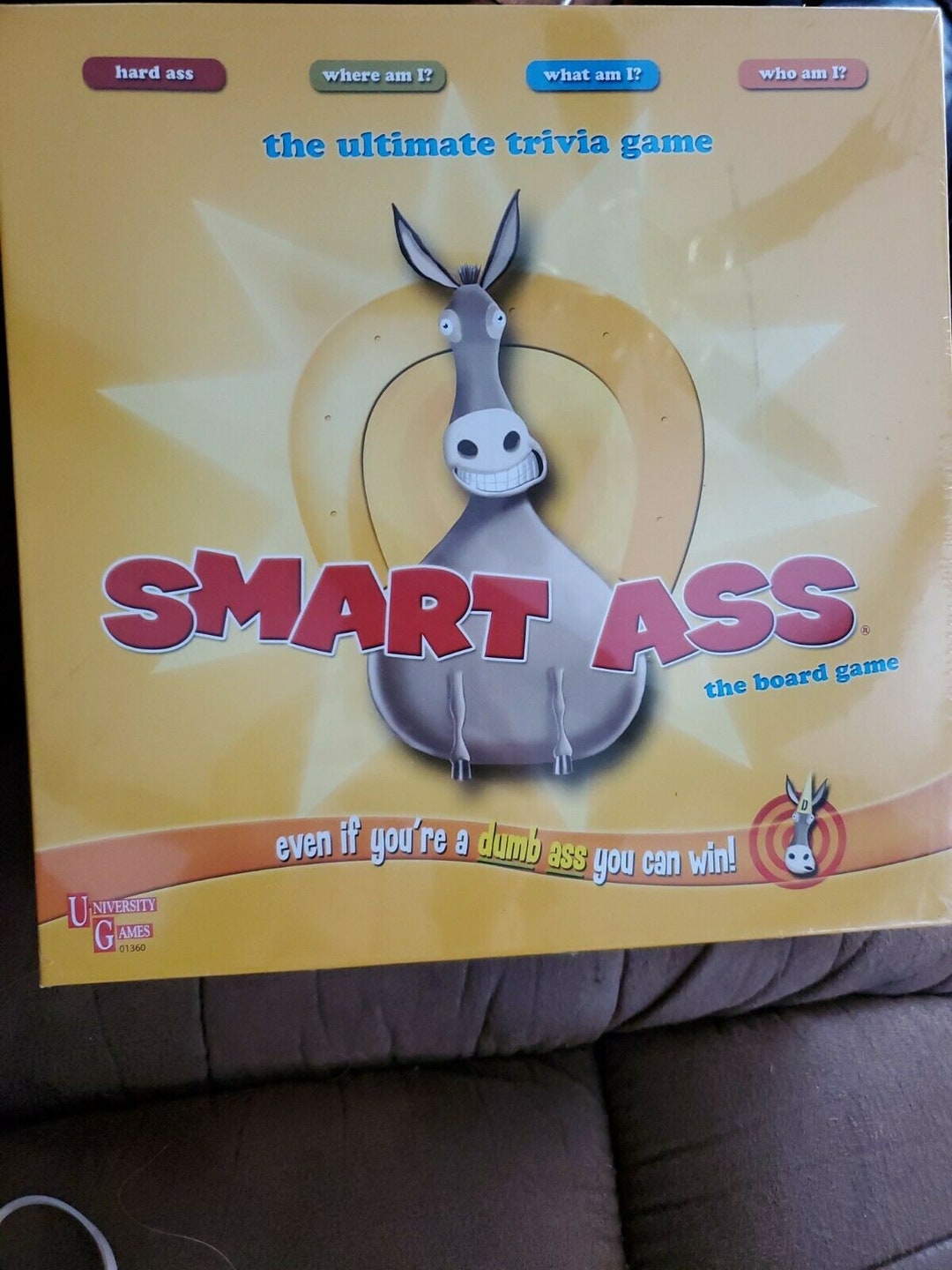 New Smartass Trivia Board Game. Factory Sealed University Games 2013 - Etsy