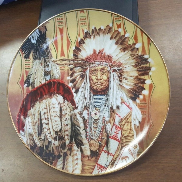 Indian Collector Plate - Etsy