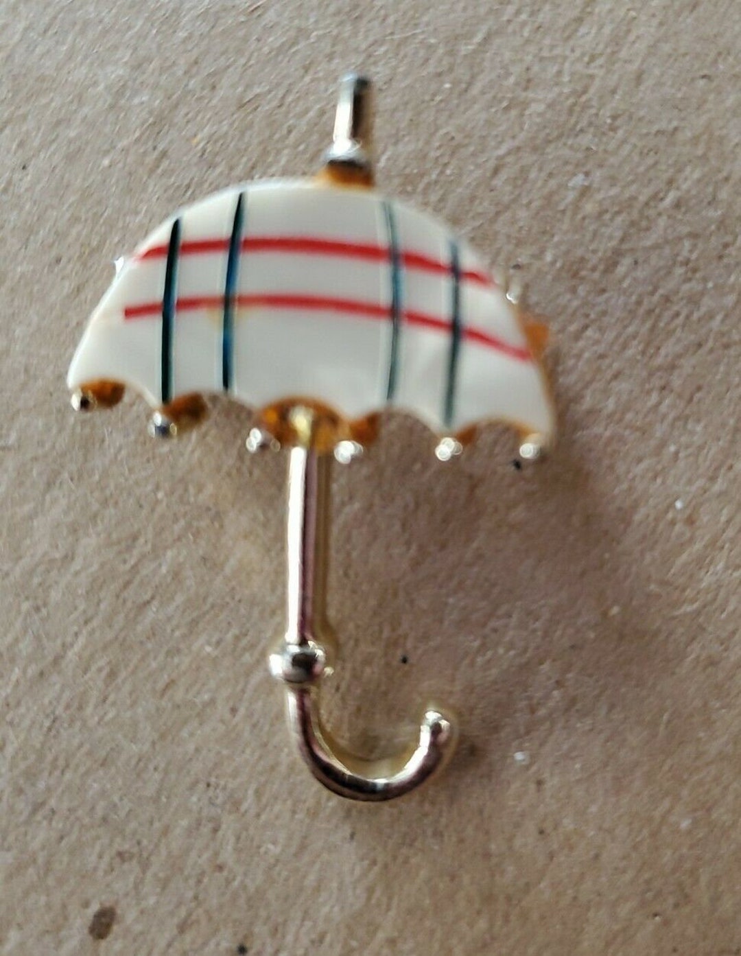 Plaid Umbrella Lapel Pin Pinback P4 - Etsy