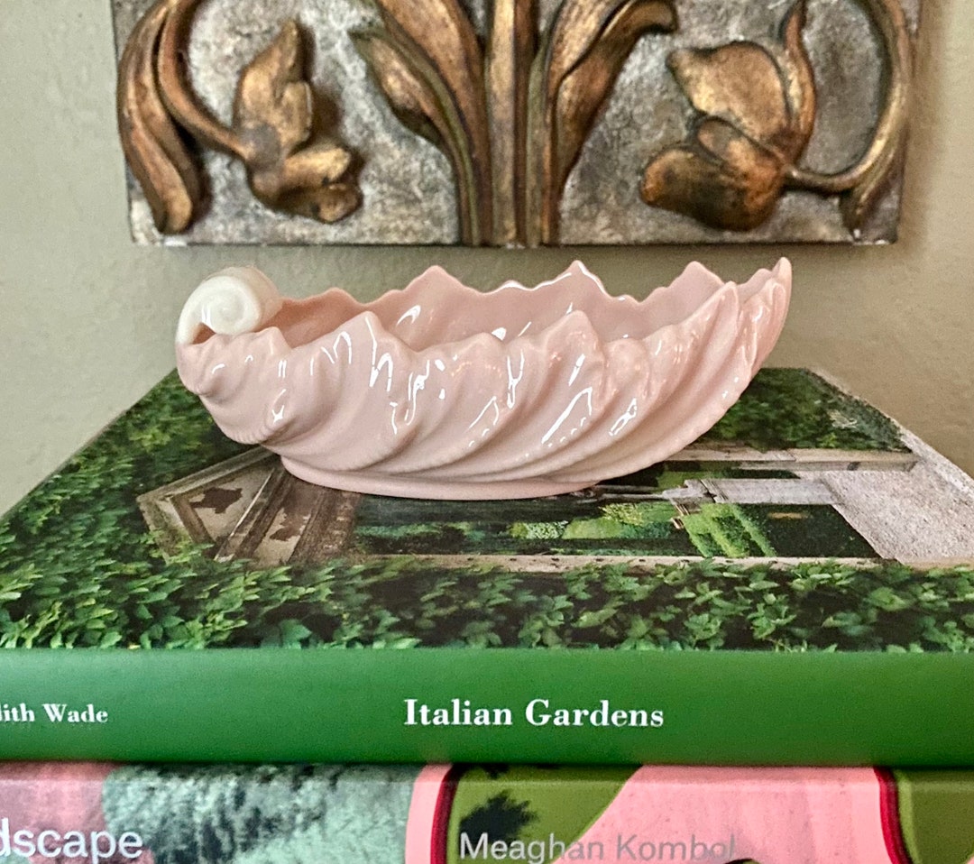 Lenox Pink Acanthus Leaf Candy Dish - Etsy