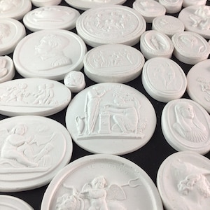 FREE SHIPPING*** 20 Mixed Plaster Grand Tour Intaglios Various Sizes ...