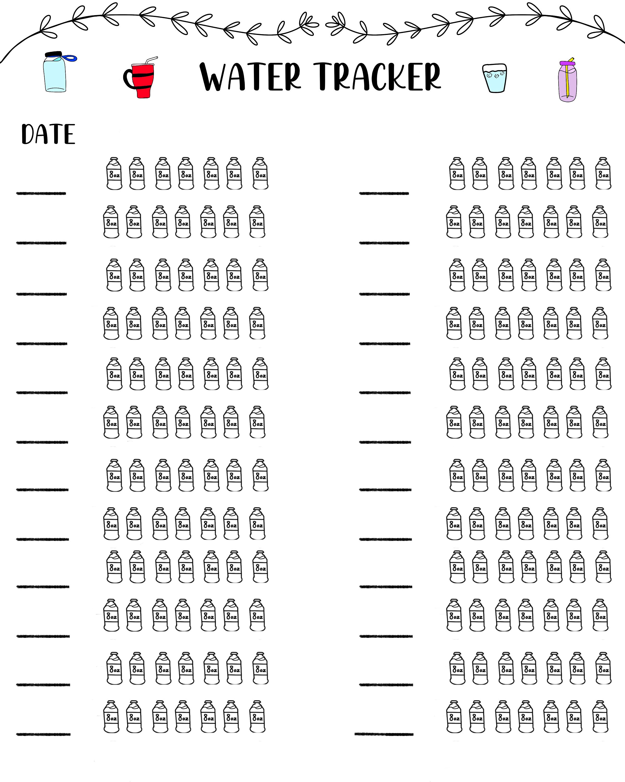 Water Tracker - Etsy