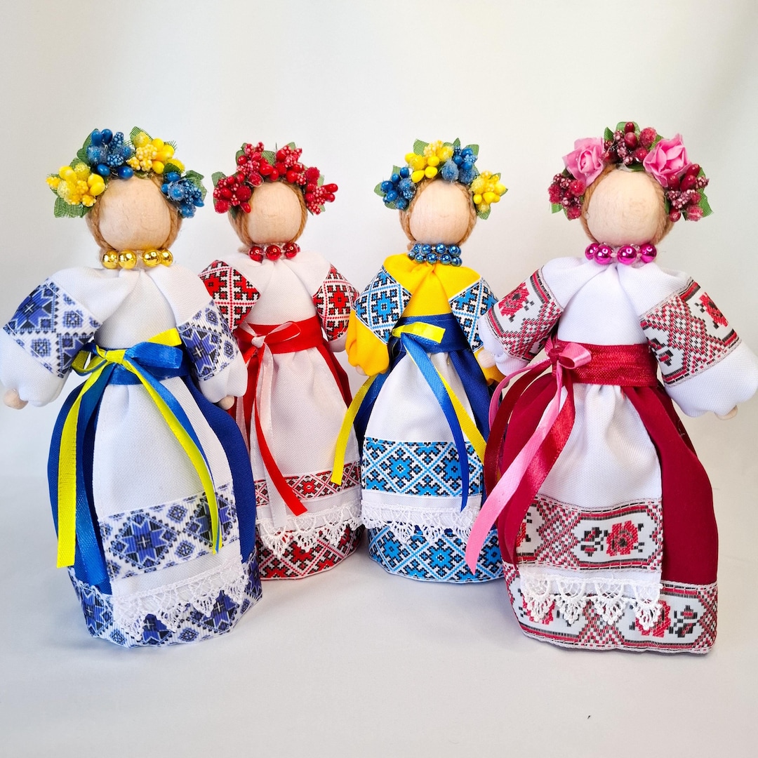Handmade Ukrainian Folk Dolls in Motanka Style, Unique Favors Gift Idea ...