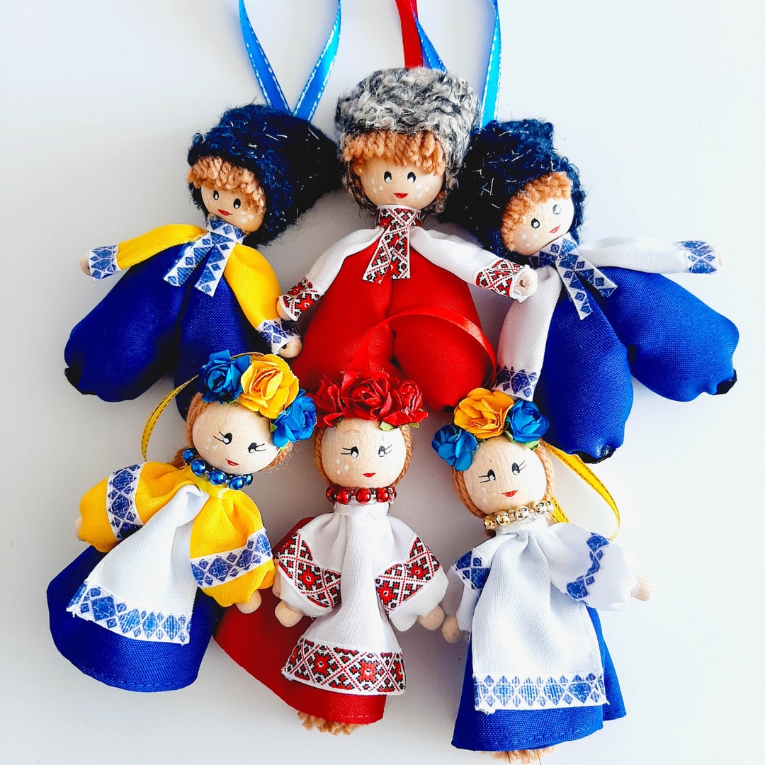 Ukrainian Dolls Handmade Folk Ornament Gift Ukrainian Holiday Home ...