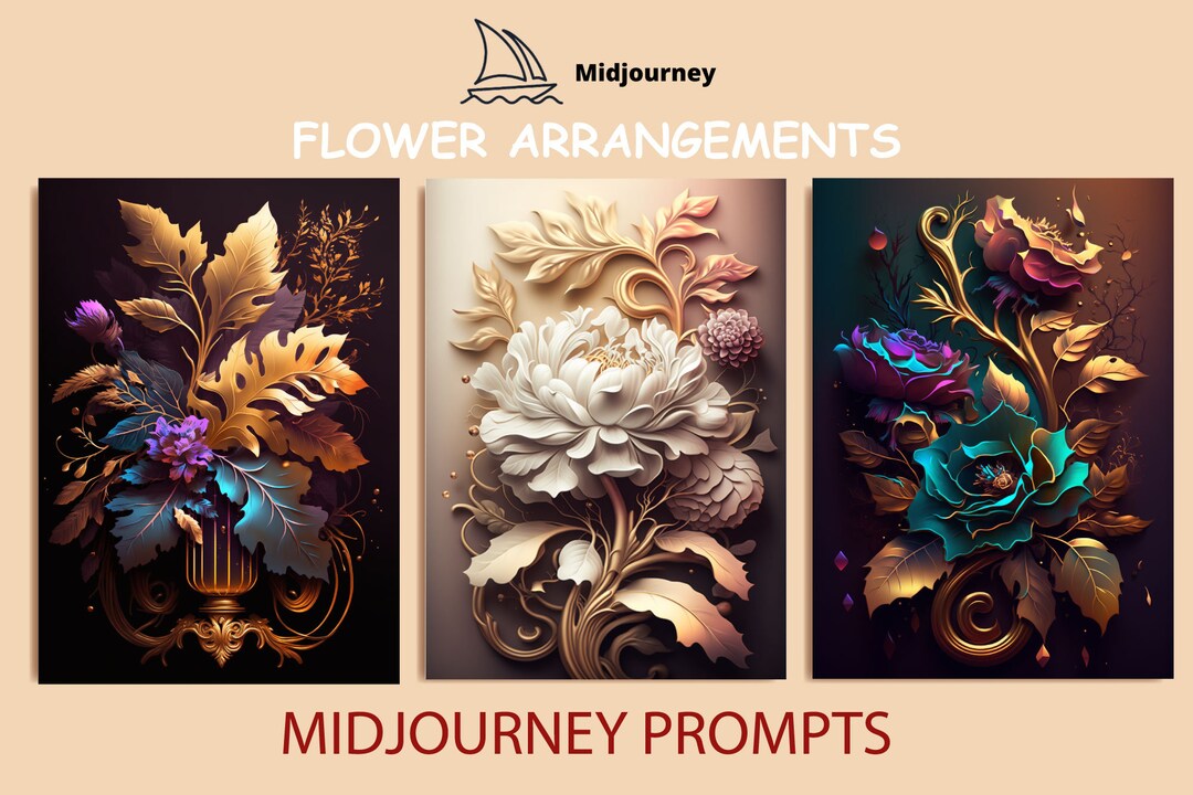Midjourney Prompts, Promt Flowers, Botanical Promt, Bright Volumetric ...