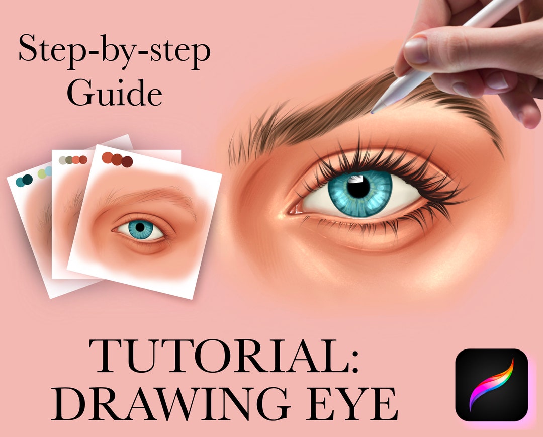 Procreate Eye Coloring Tutorial, Coloring for Beginner Artists, Simple ...