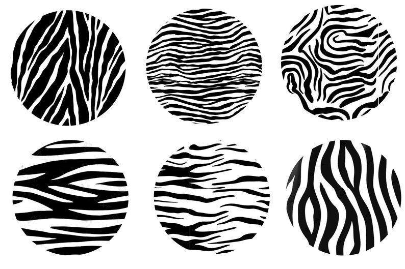 Animal Print Procreate Brush Set Leopard Zebra Cow Pattern - Etsy
