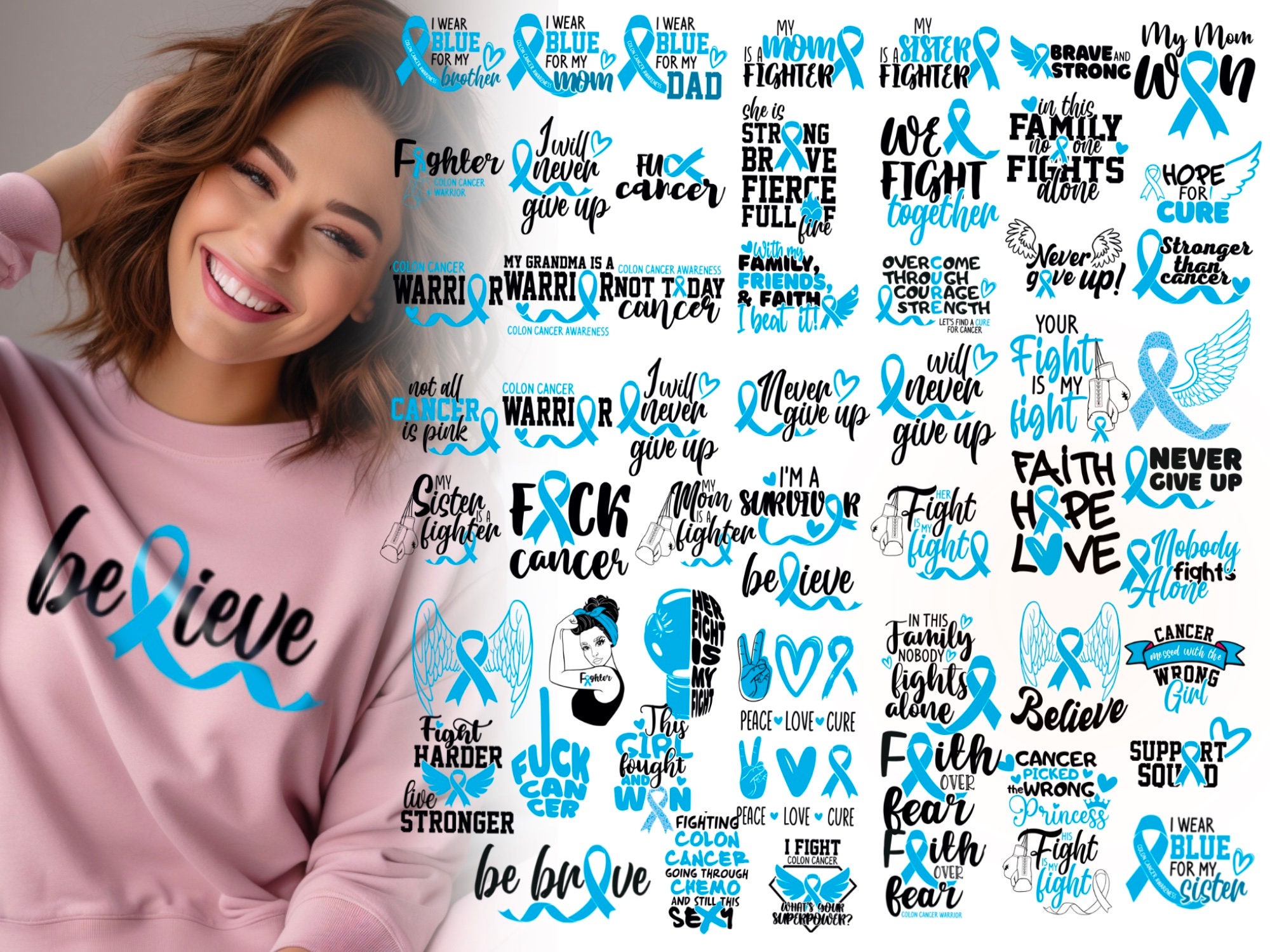 Colon Cancer Svg Heal Cancer Svg Colon Cancer Ribbon Peace Love Cure Svg Svg Files For