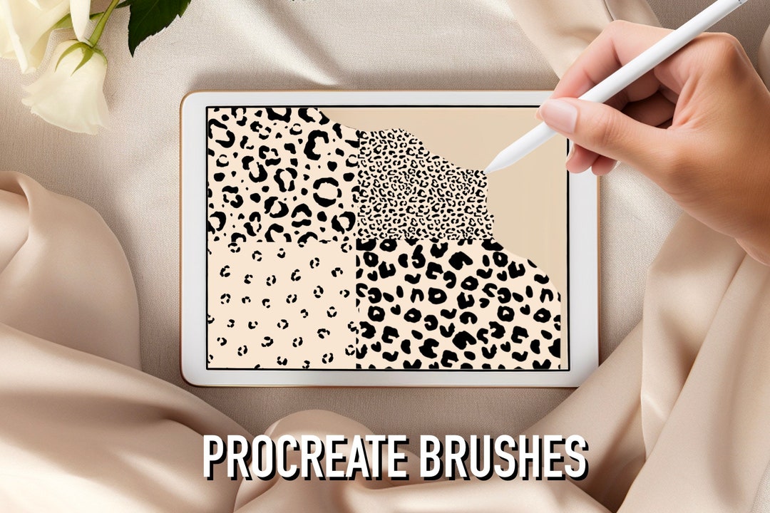 Animal Print Procreate Brush Set Leopard Pattern, Animal Print ...