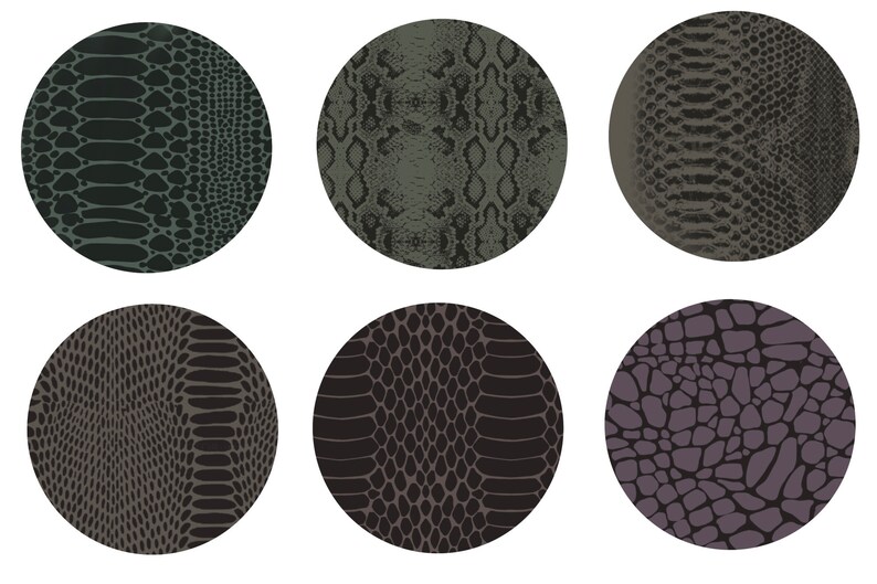 Animal Print Procreate Brush Set Leopard Zebra Cow Pattern - Etsy