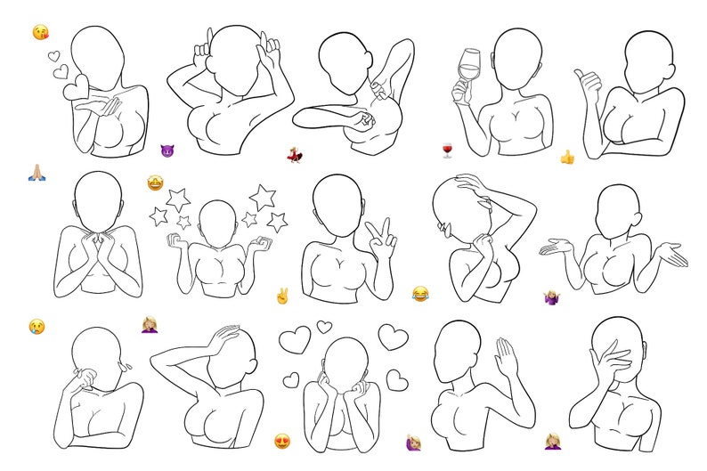 Emoji Stickers, Emotions Stickers, Planner Stickers, Custom Stickers ...