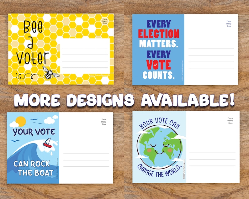 We the People Voter Postcards: Blank Civic Engagement - Etsy