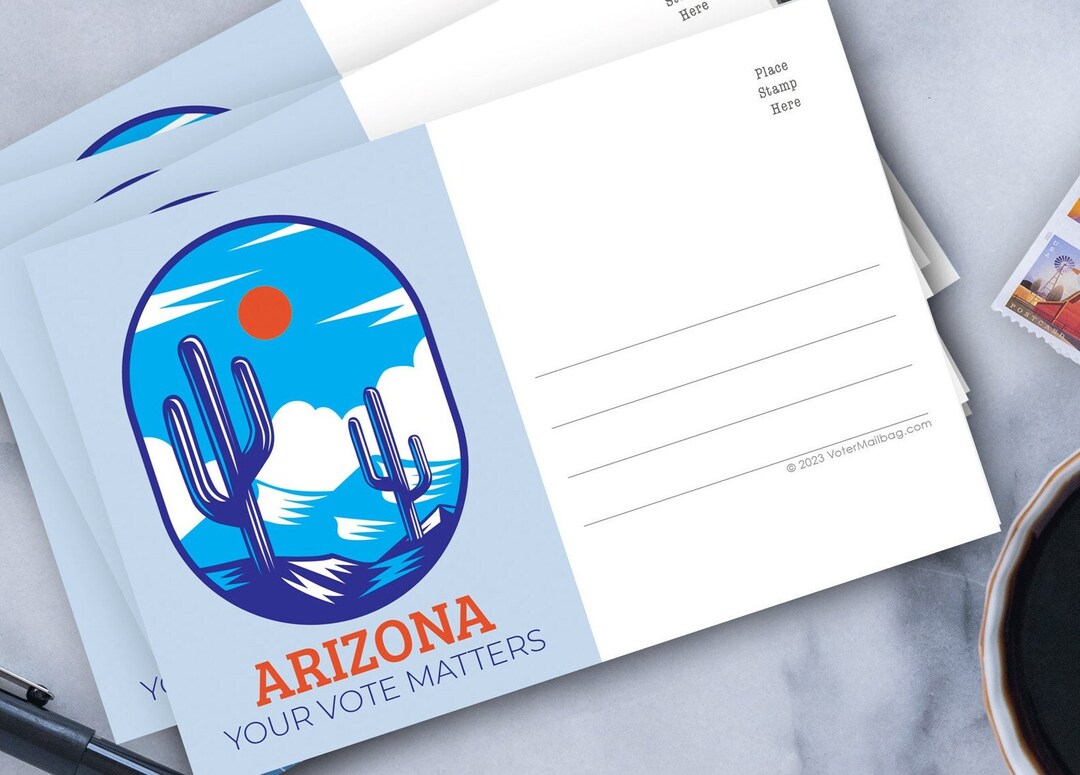 Arizona Voter Postcards: Blank 4x6 Uncoated Paper - Etsy