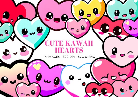 Cute Hearts Clipart