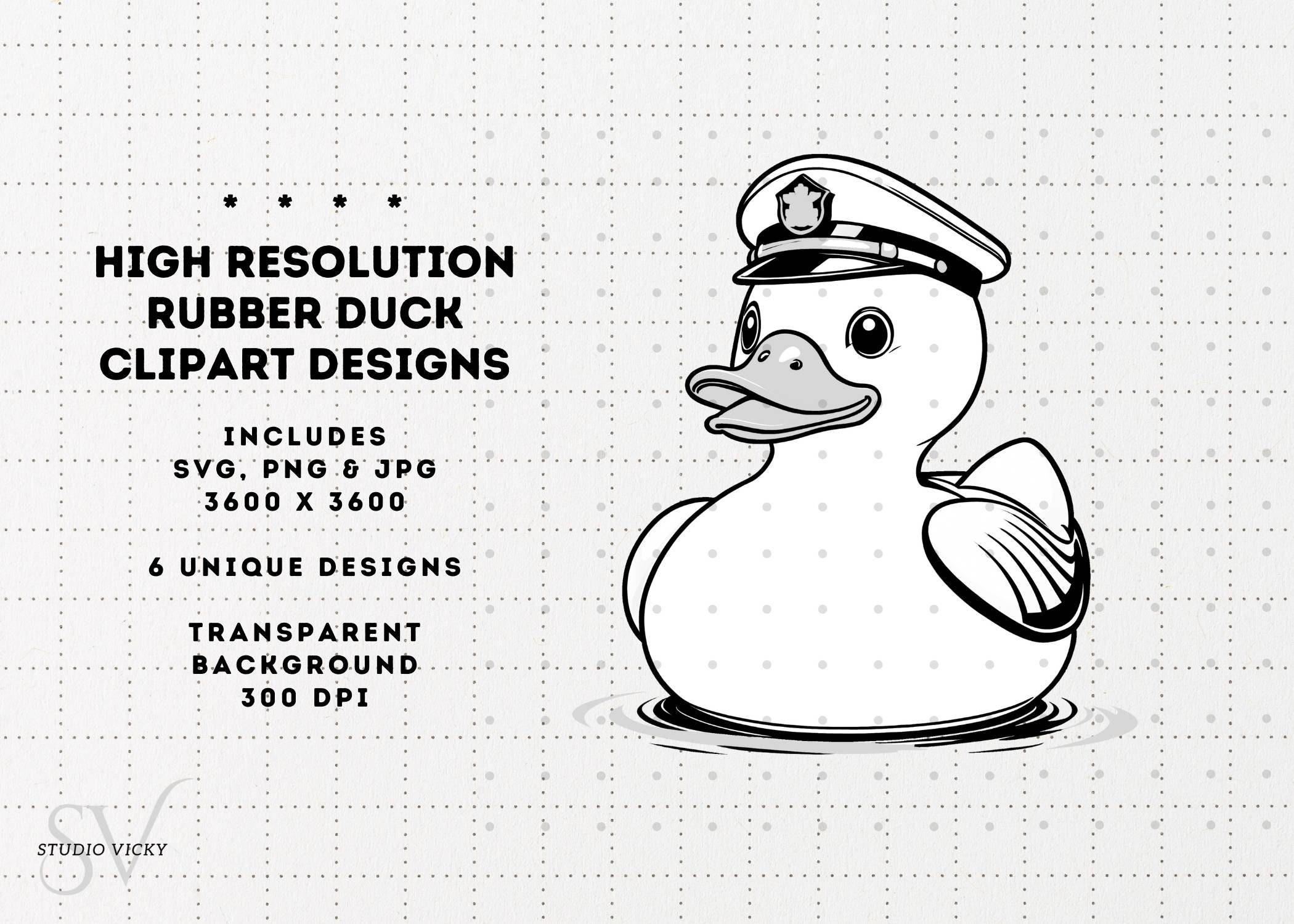 Rubber Ducky SVG PNG & JPG Bundle, Rubber Duck Svg, Rubber Duck Png ...