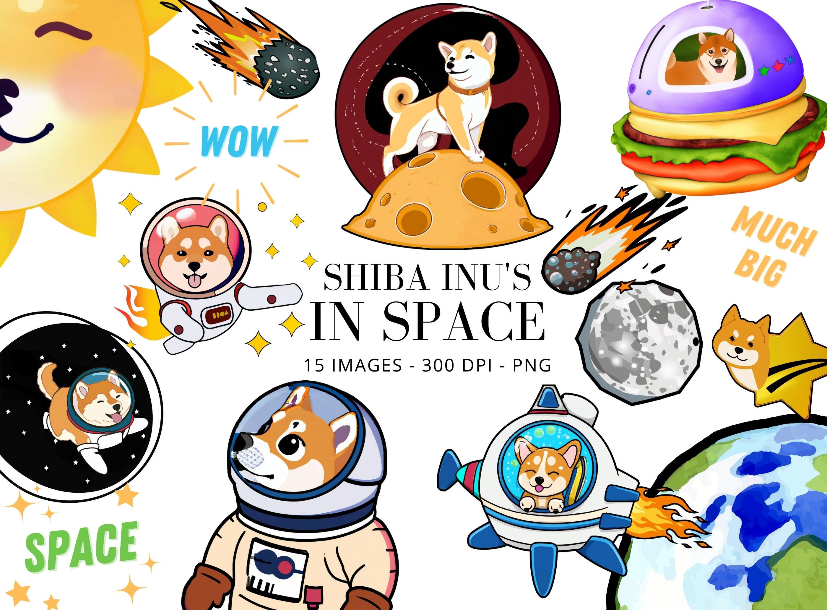 Dog Clipart In Space