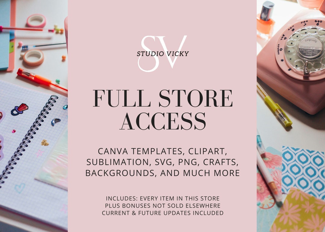 Whole Shop Bundle, Full Store Access, Entire Store Bundle, Clipart ...