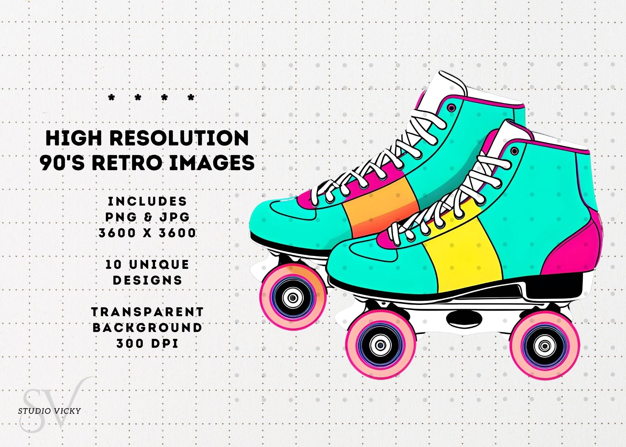 90's Retro Nostalgia Clipart, 90s PNG, 90s Skates Png, Retro Clipart ...