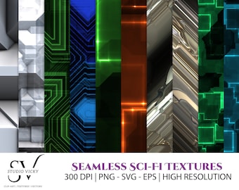 Cyberpunk Scifi Futuristic SVG Digital Downloadable Collection - Etsy