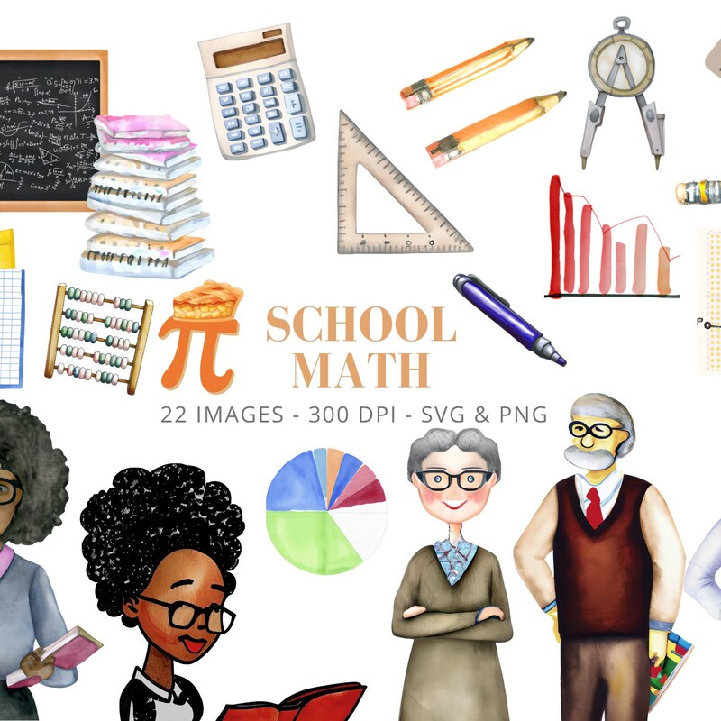 Math Clip Art - Etsy