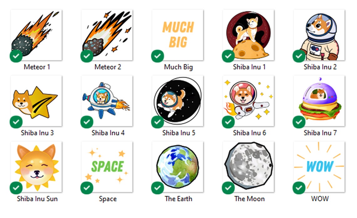 Space Shiba Inu Doge Clipart Bundle, Shiba Inu PNG, Doge PNG, Meme Png, Space Dog Png, Space Png ...