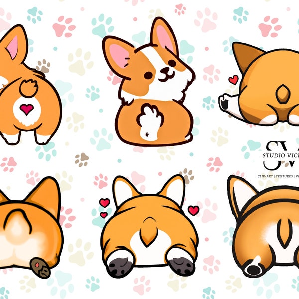 Dog Butt Svg - Etsy Australia