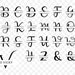 Split Monogram Alphabet PNG, JPG, Pdf Split Letter Monogram, 28 ...