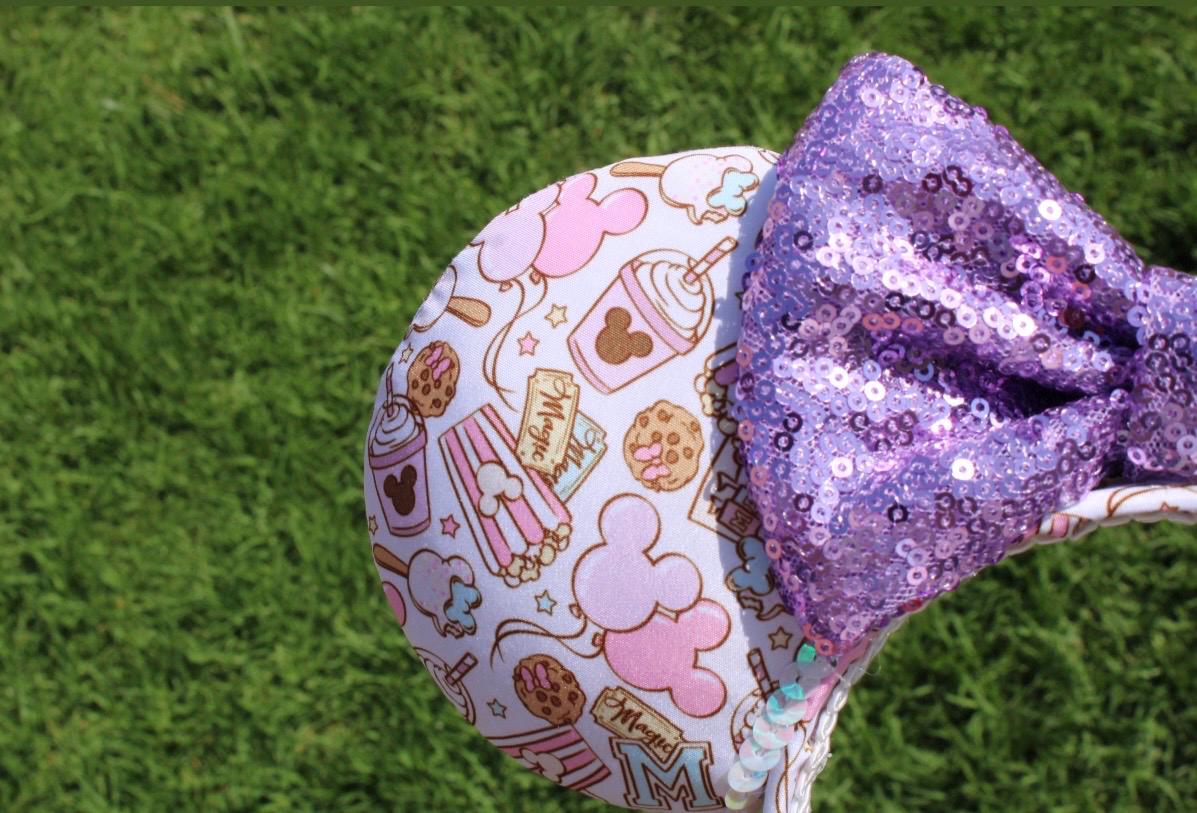 Snack Ears, Minnie Ears, Minnie Mouse, Mickey Mouse, Mouse Ears, Park ...