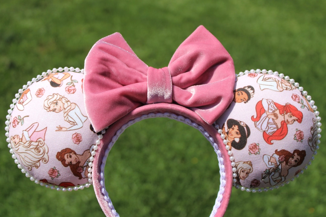 Princess Ears, Minnie Ears, Mickey Pearl Ears, Belle Ears, Elsa Ears ...