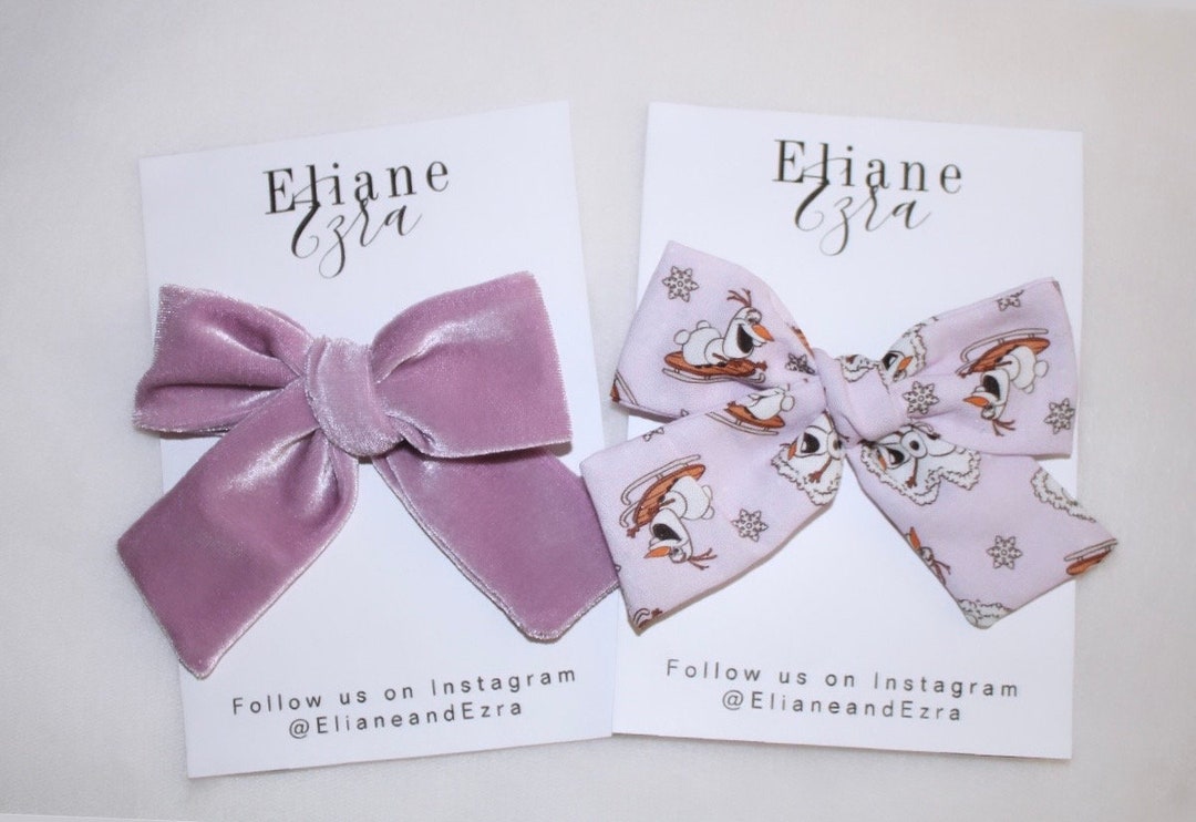 Frozen Bow, Anna and Elsa, Olaf Bow, Disney Inspired Bow, Christmas ...