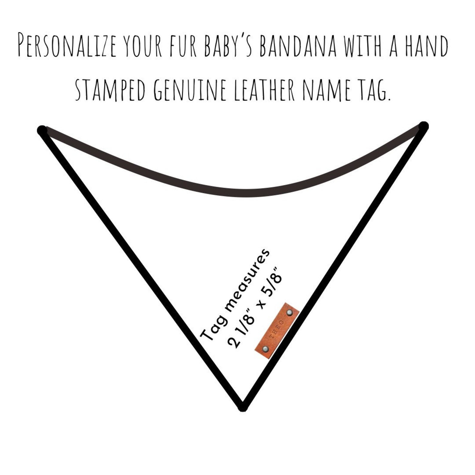 Personalized Dog Bandana Custom Leather Name Tag Dog Bandana - Etsy