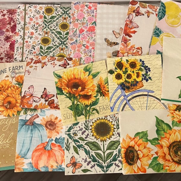 Christmas Napkin Bundle - Etsy