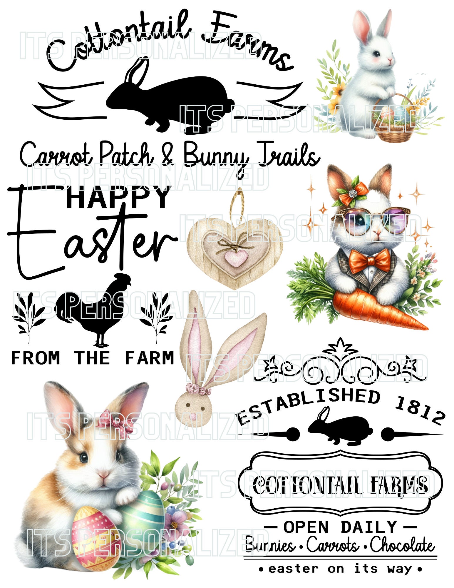 FREE SHIPPING USA Rice Paper, Coaster Rice Paper, Easter Papers, Easter ...