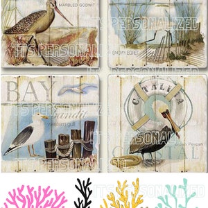 FREE SHIPPING USA Nautical Rice Paper, Coaster Rice Paper, Beach ...