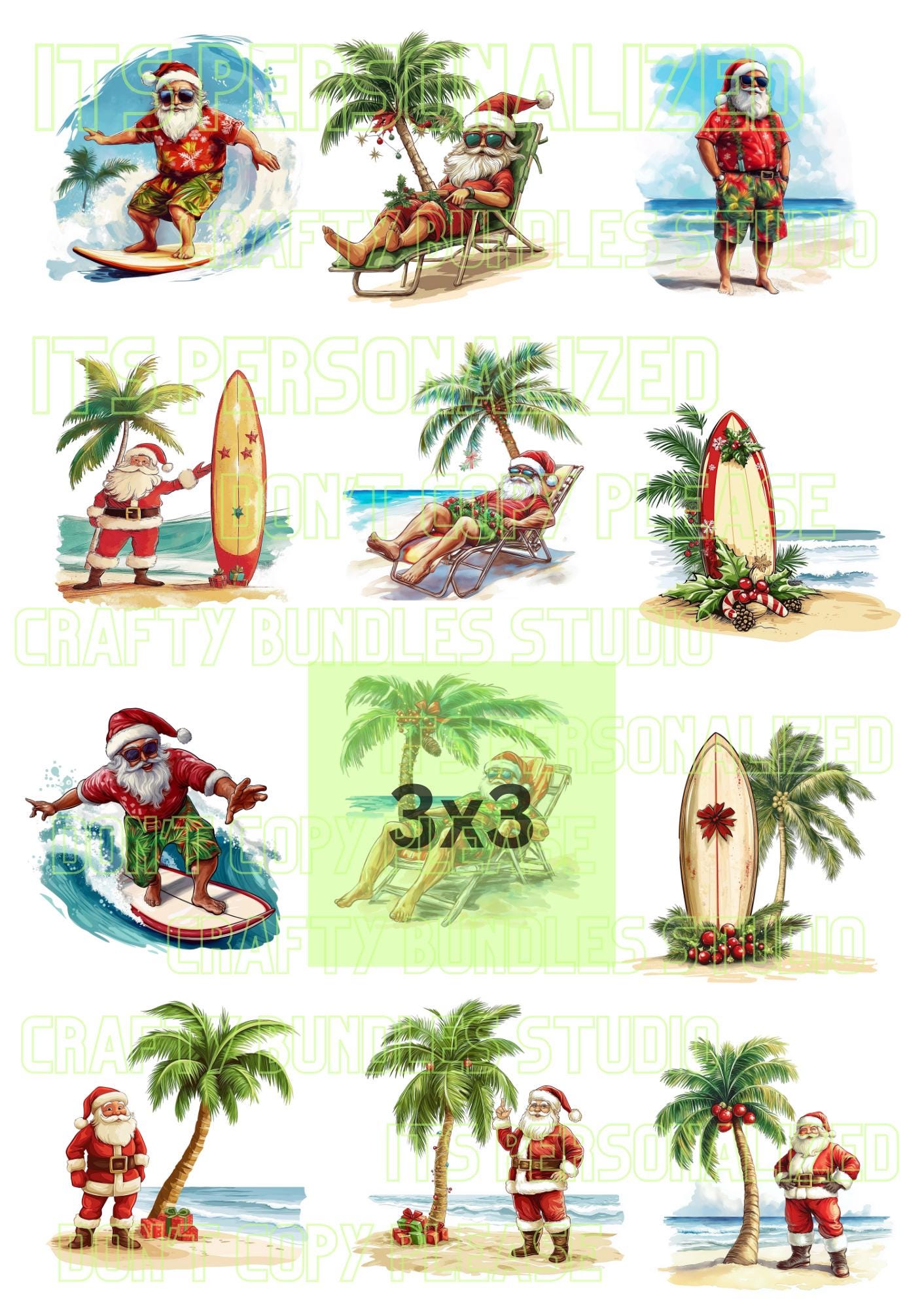 FREE SHIPPING USA Christmas Rice Paper, Coaster Rice Paper, Shell ...
