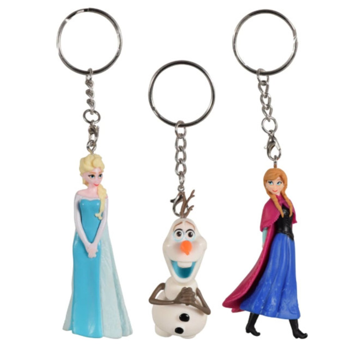 Frozen Cake Toppers - Frozen Key Chains - Frozen Figures - Elsa - Olaf ...