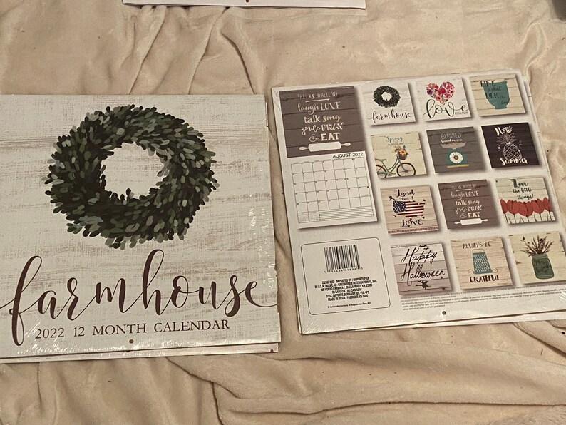 2022 Farm House Calendars - Etsy