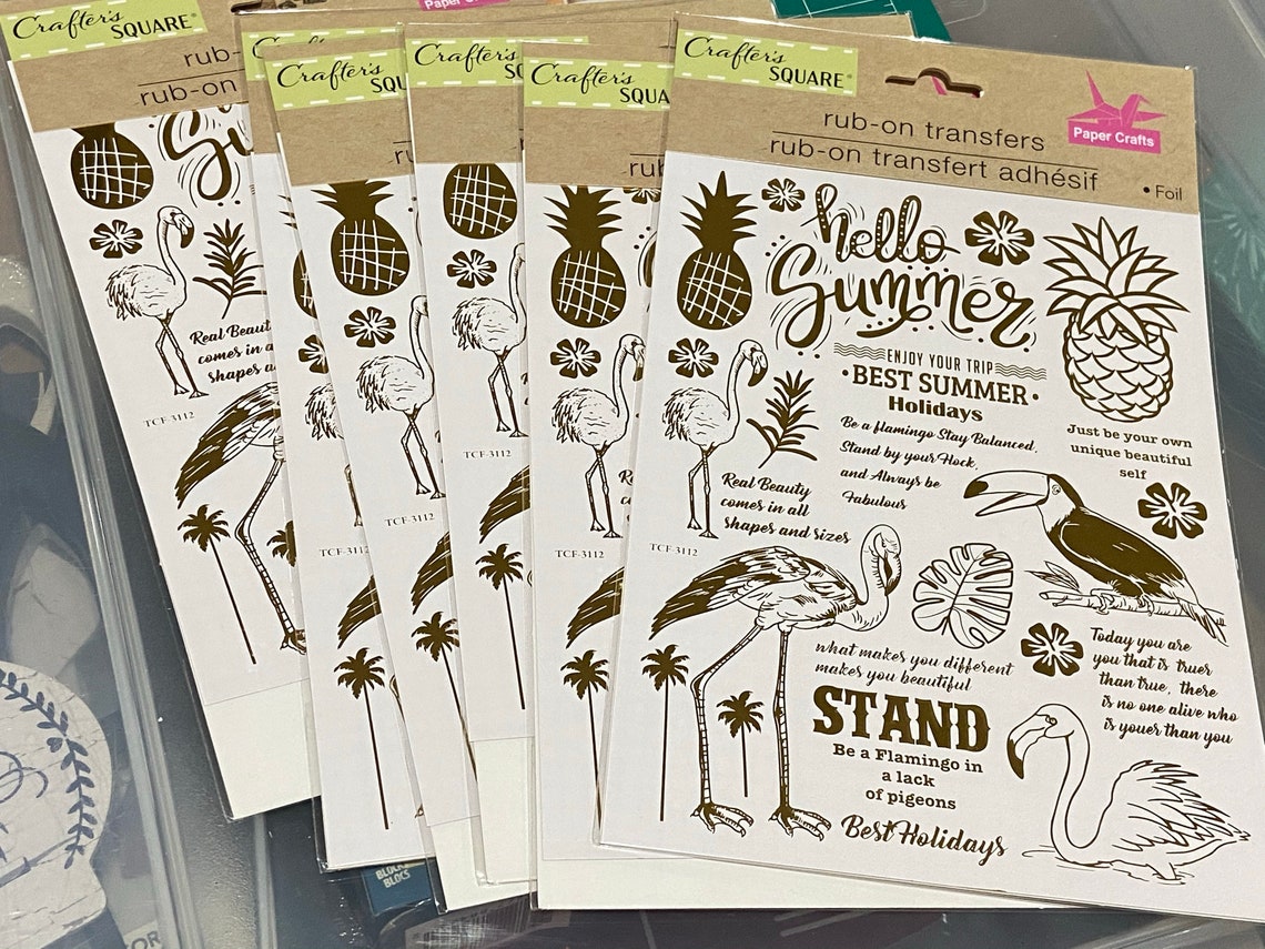 Rub-on Transfers | Rub-on Stickers - Rub-on Decals | Rub-on Decoration ...