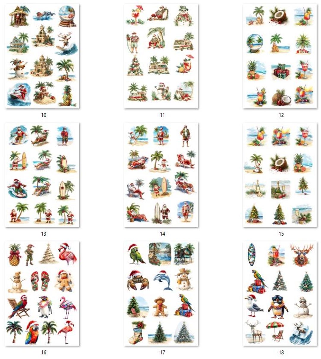 FREE SHIPPING USA Christmas Rice Paper, Coaster Rice Paper, Shell ...