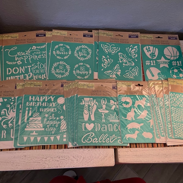 Wall Sticker Stencil - Etsy