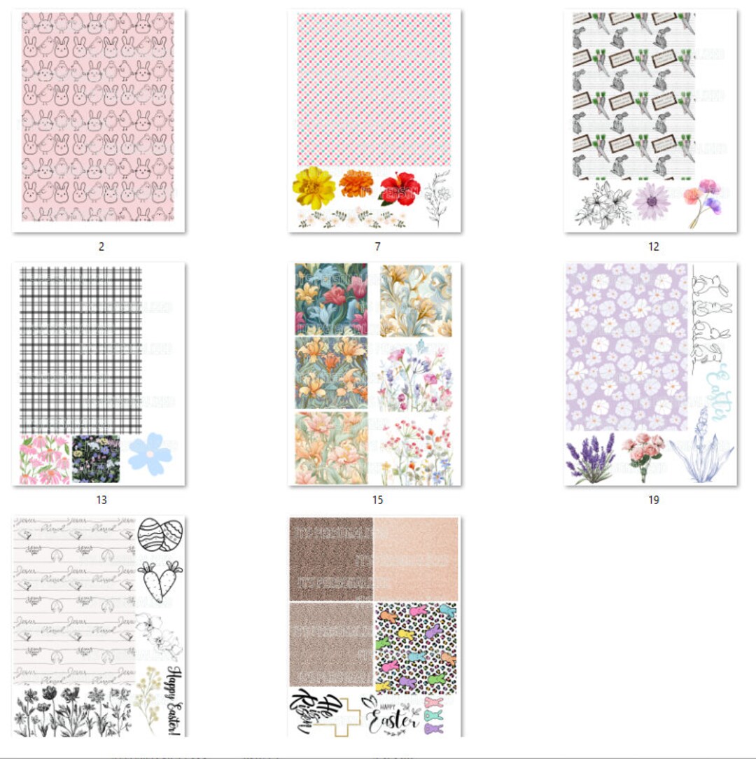 FREE SHIPPING USA Rice Paper, Coaster Rice Paper, Easter Papers, Easter ...