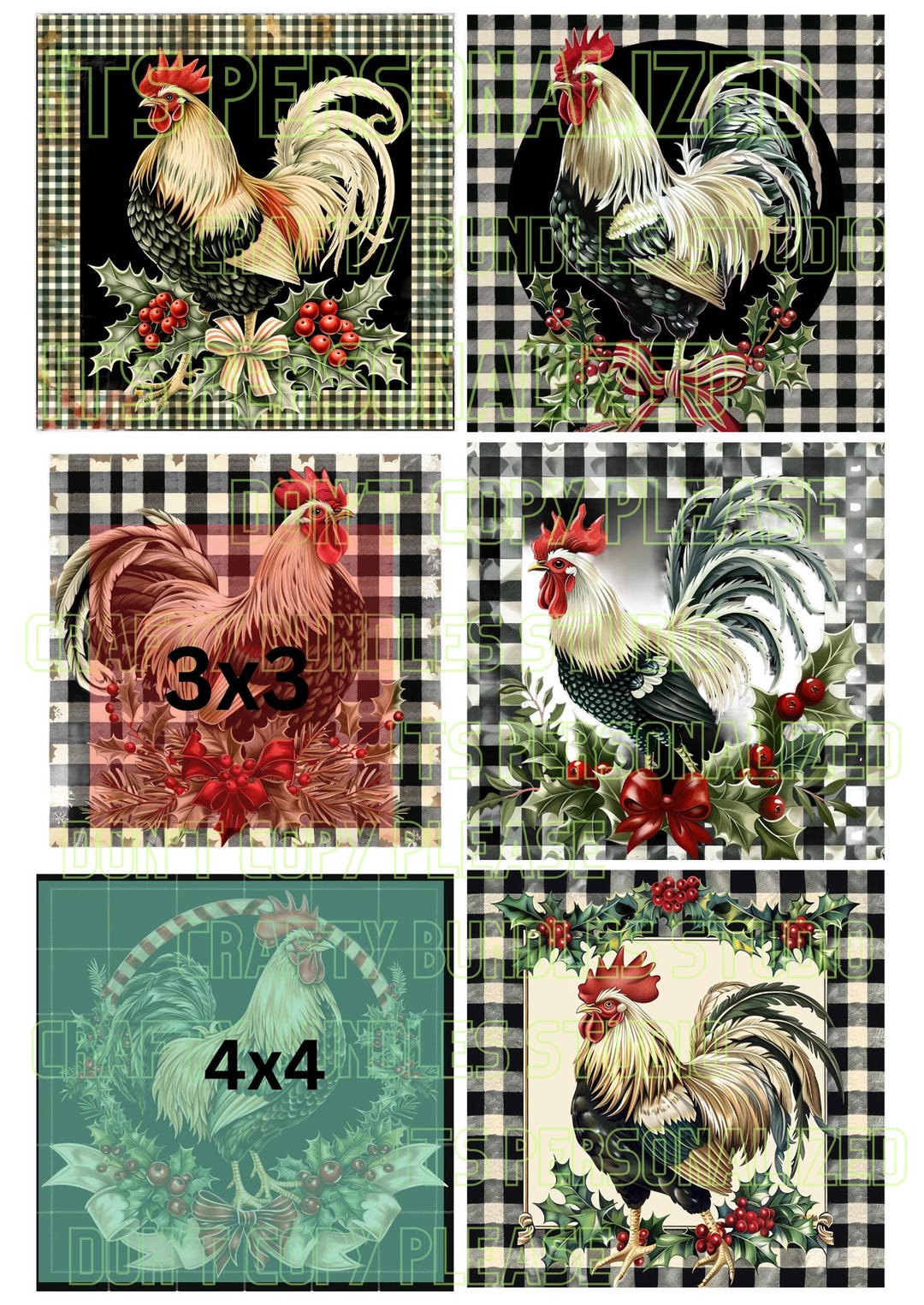 FREE SHIPPING Farmhouse Clipart Rice Paper, Coaster Rice Paper ...